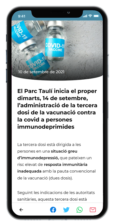 Consorcio Corporación Sanitaria Parc Taulí de Sabadell - APP móvil